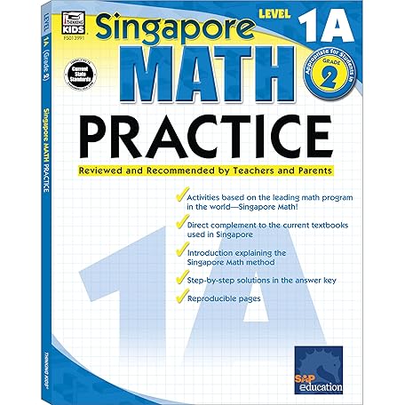 Mua Singapore Math Practice Workbook—Level 1A, Grade 2 Math Book ...