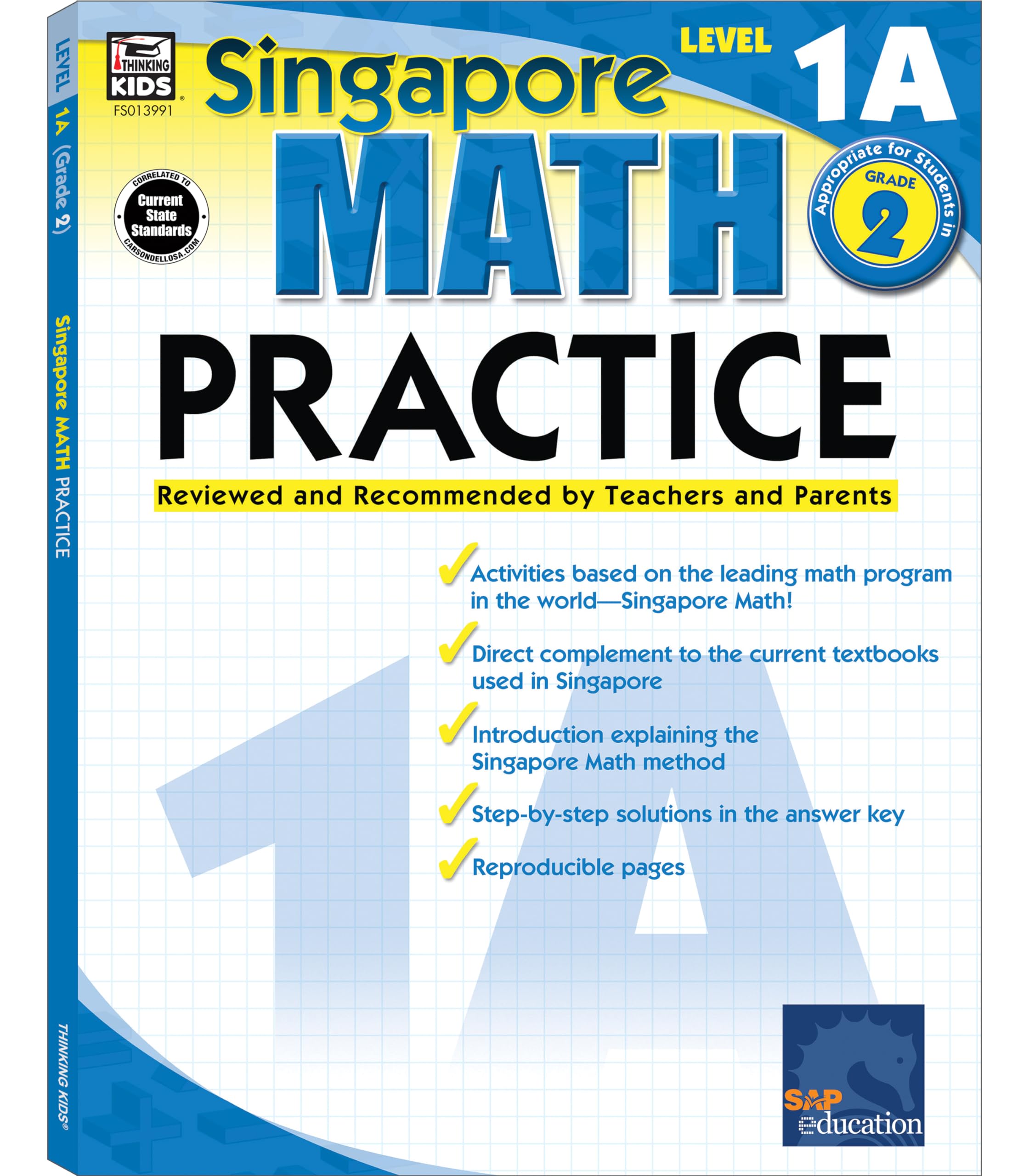 Mua Singapore Math Practice Workbook—Level 1A, Grade 2 Math Book ...