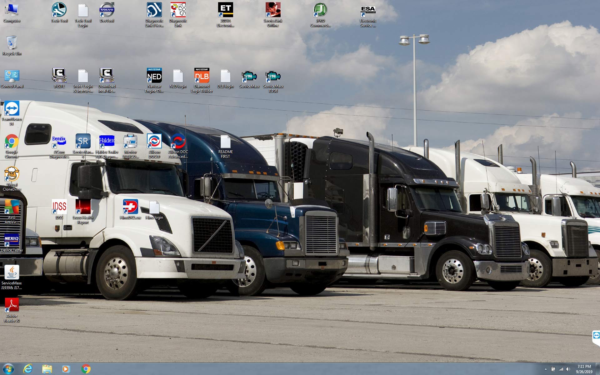 Buy Truck Heavy Duty Diesel Diagnostic Laptop & Interface with All ...