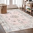 Amazon.com: Lahome Washable Pink 5x7 Area Rugs for Bedroom Girls ...