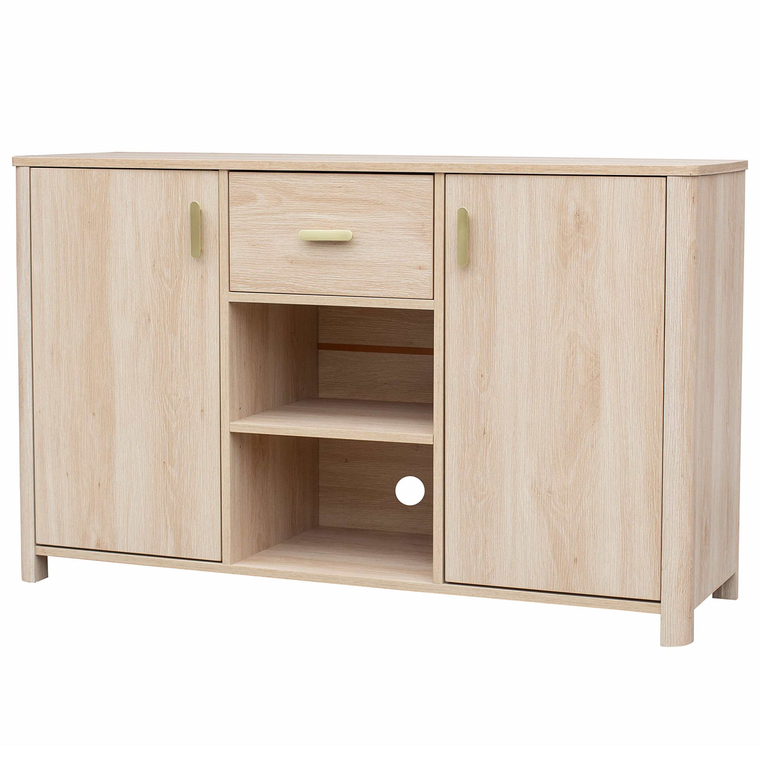Decor Therapy Emerson Storage Media Console Stand for TVs up to 59", 47 ...