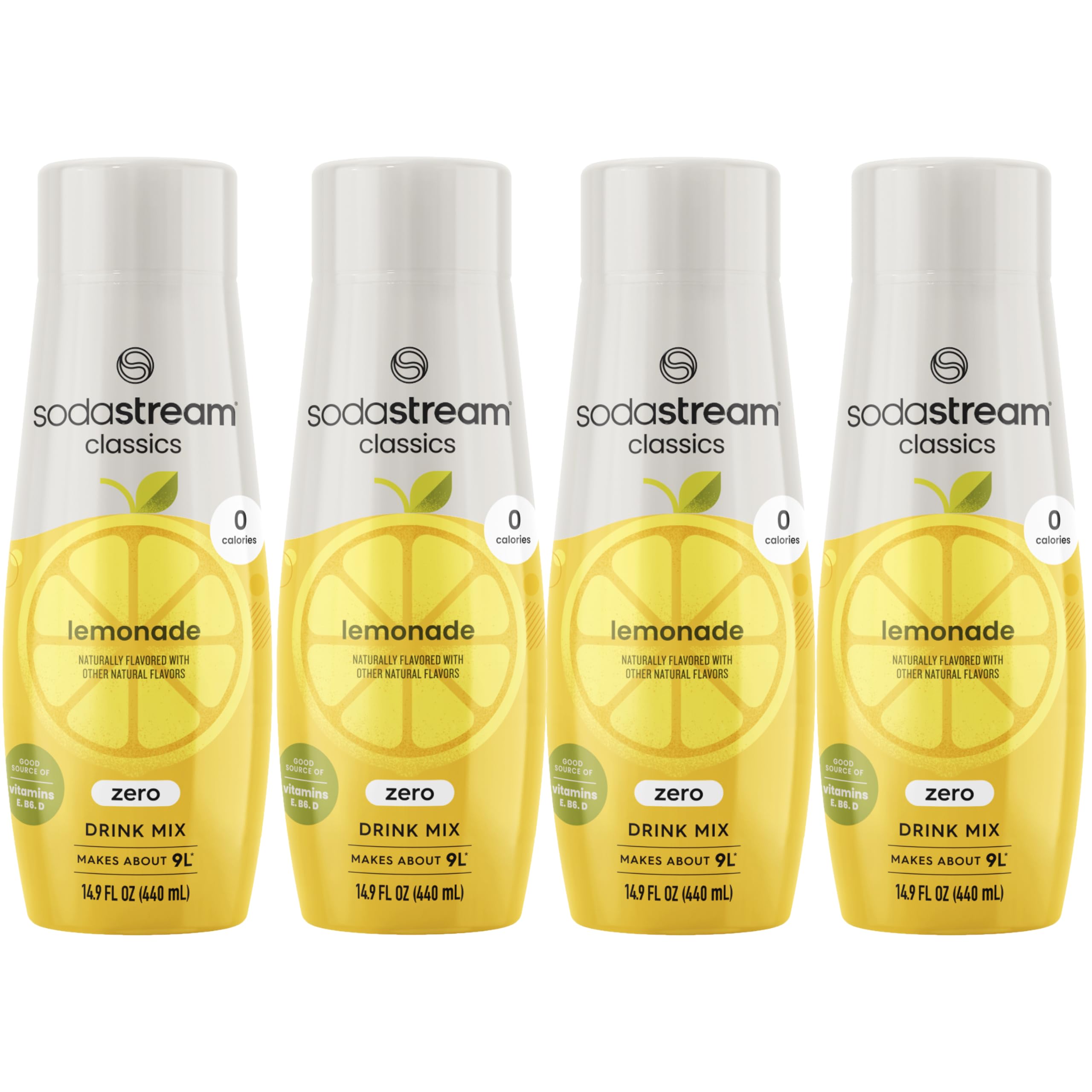 SodaStream SodaStream Zero Lemonade Drink Mix, 14.8 Fl Oz, Pack of 4 ...