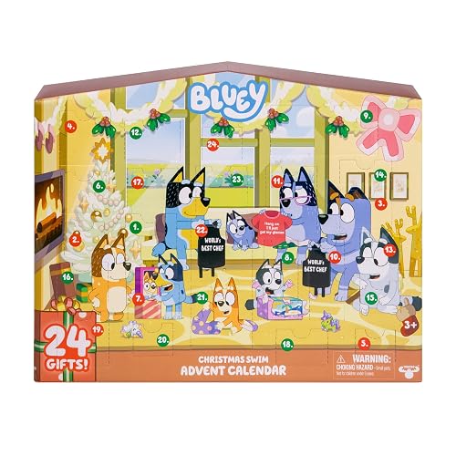 Bluey's 2025 Christmas Swim Advent Calendar, Very Festive Bluey ...