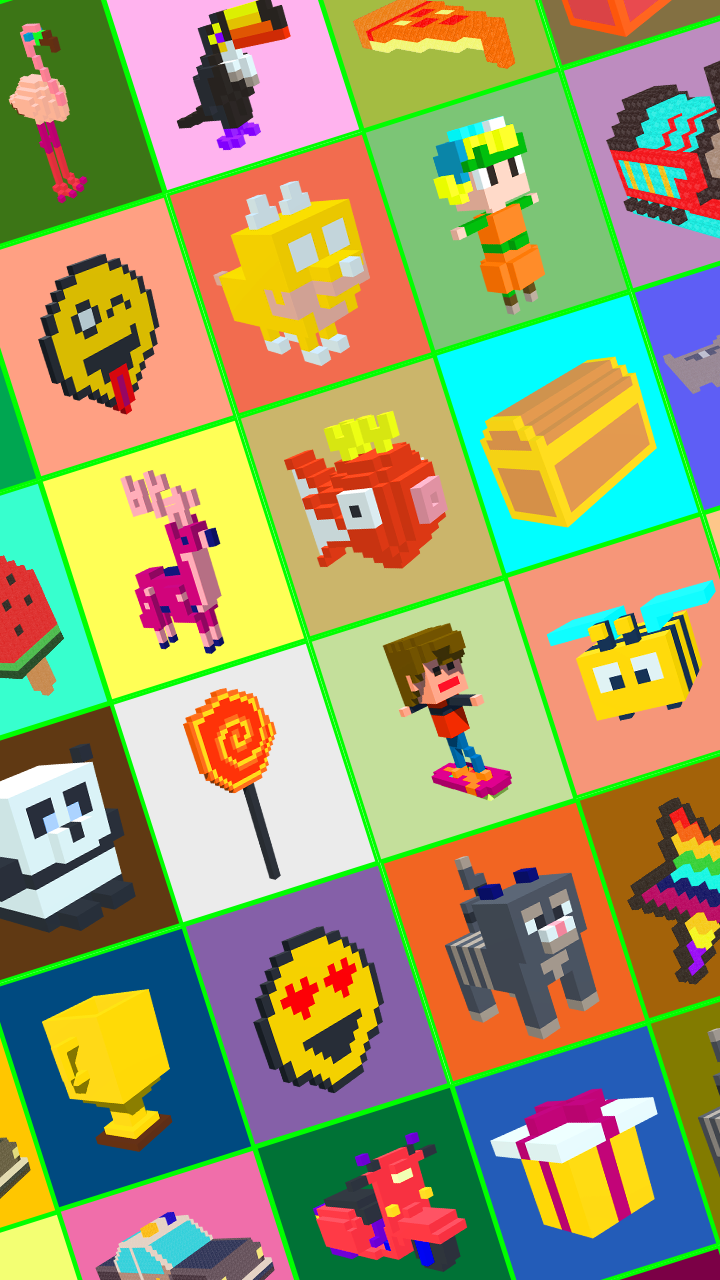 Voxel 3D - Color by Number, Pixel Art Coloring Book:Amazon.co.uk ...