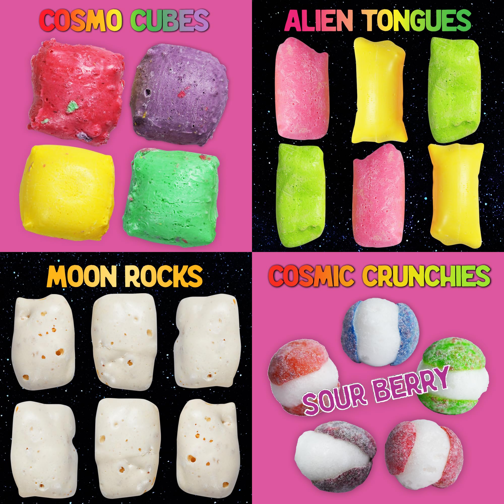 Mua Premium Freeze Dried Candy Variety Pack with 4 Rare Kinds of Candy ...