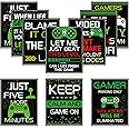 Amazon.com: 10 Video Game Poster Sign Gamer Art Print Boy Game on ...