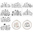 Amazon.com: Water Soluble Embroidery Patterns Stabilizers - Rngmsi 4 ...