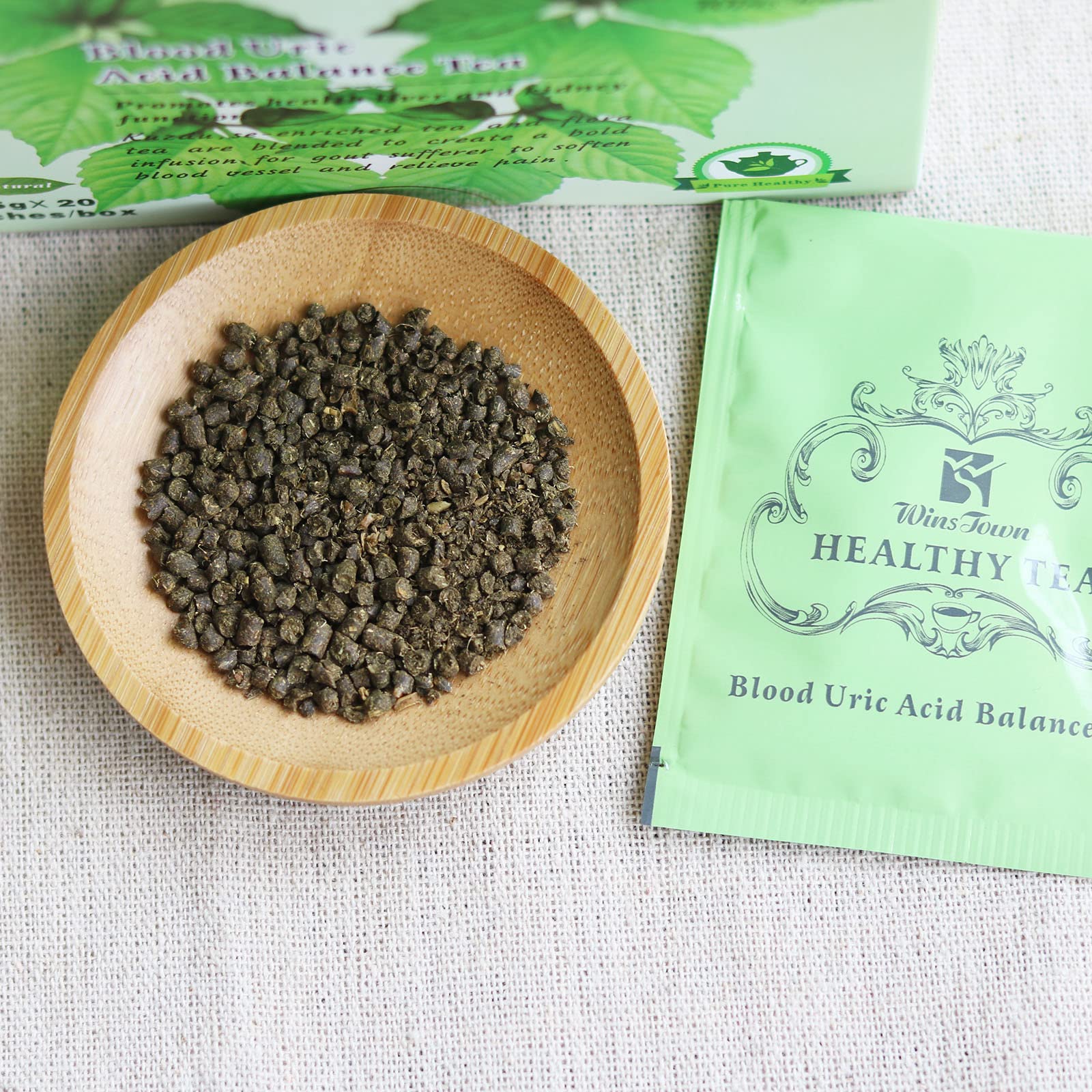Mua Wins Town Blood Uric Acid Balance Tea, Support Kidney Cleansing and ...