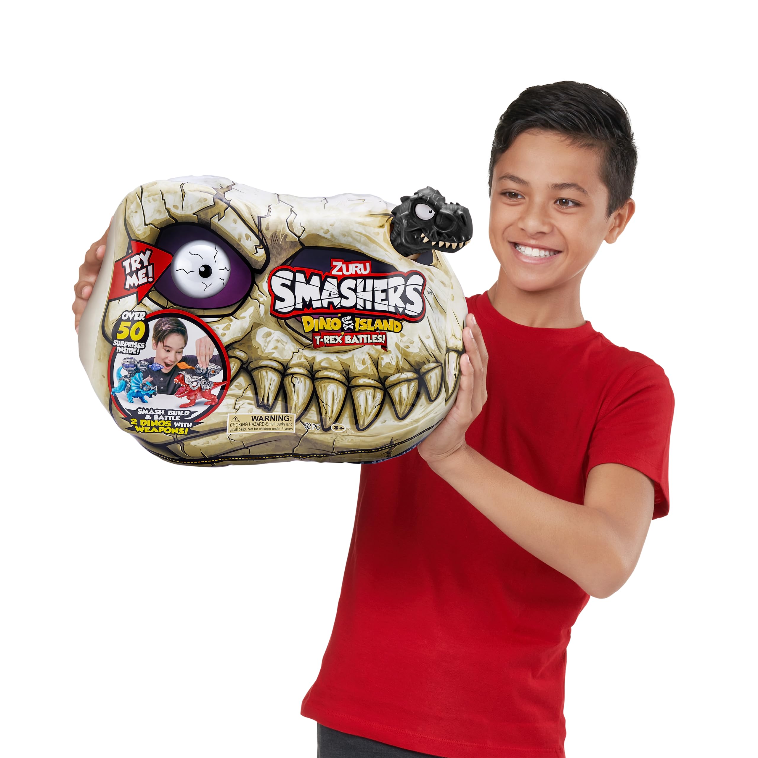 Mua Smashers Dino Island T-Rex Battles (Black Version) by ZURU 50 ...