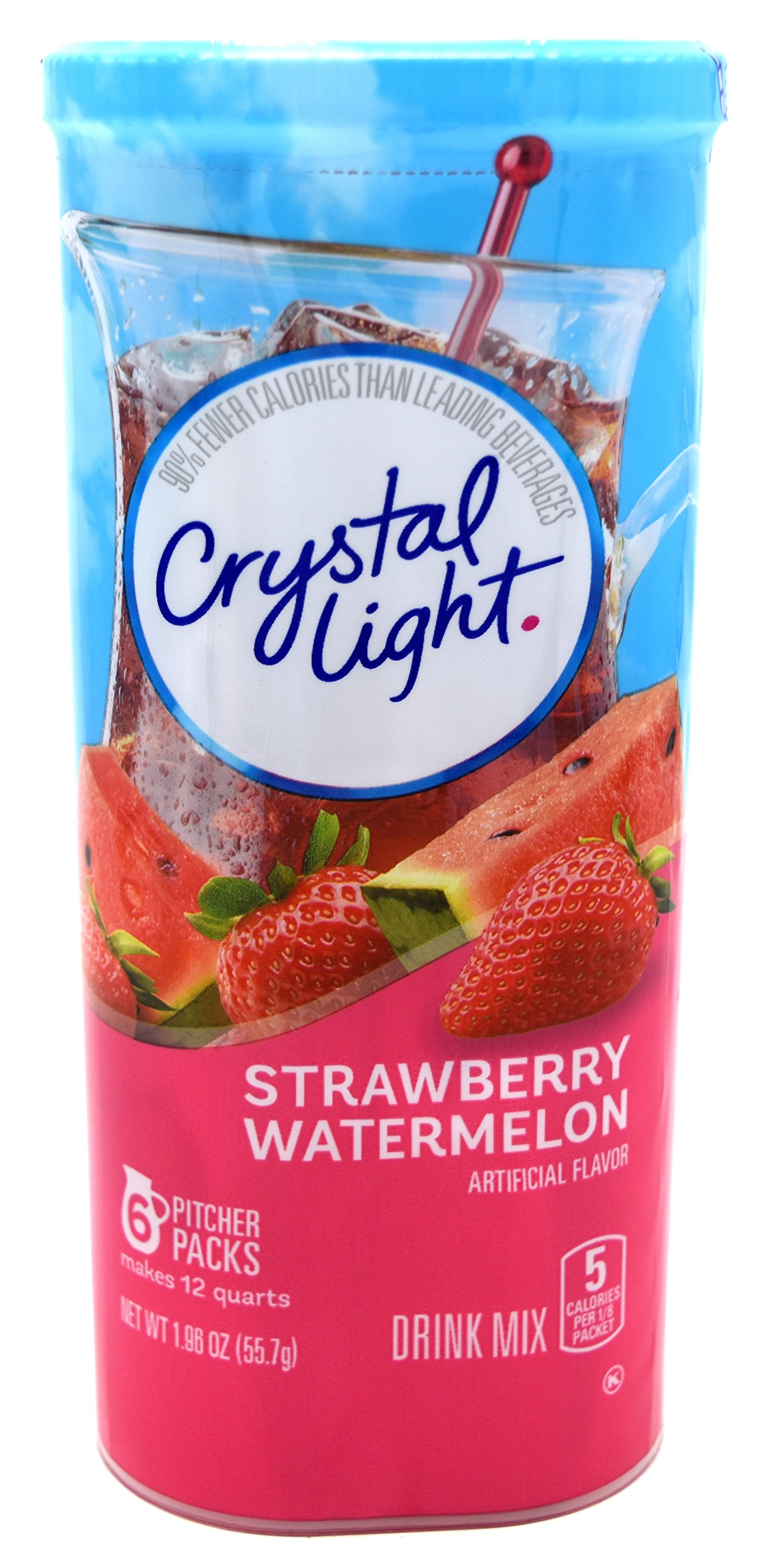 Amazon.com : Crystal Light Tropical Strawberry Kiwi 12 Qt, 2.3-Ounce Packages (Pack of 4 ...