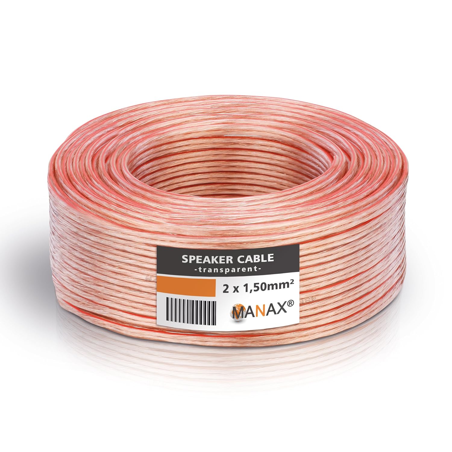 MANAX Aislante Transparente Bobina De Cable Conductor Doble Para manax-aislante-transparente-bobina-de-cable-conductor-doble-para