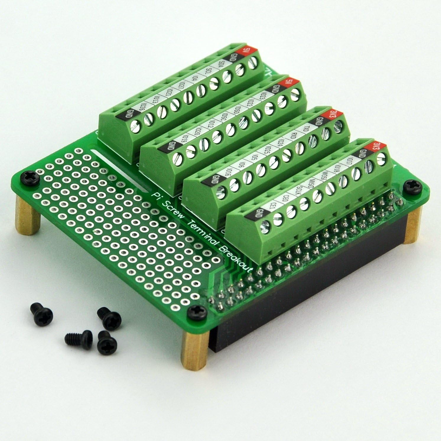 Electronics-Salon Pi Screw Terminal Block Breakout Module, for Raspberry Pi. – BigaMart