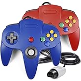 Amazon.com: 2 Pack N64 Controller, iNNEXT Classic Wired N64 64-bit Game ...