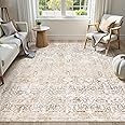 Amazon.com: Collive Washable Area Rug 8x10, Neutral Boho Rugs for ...