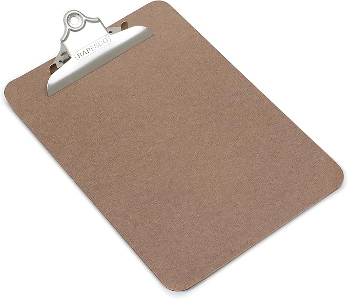 Rapesco A5 Hardboard Clipboard: Amazon.co.uk: Office Products