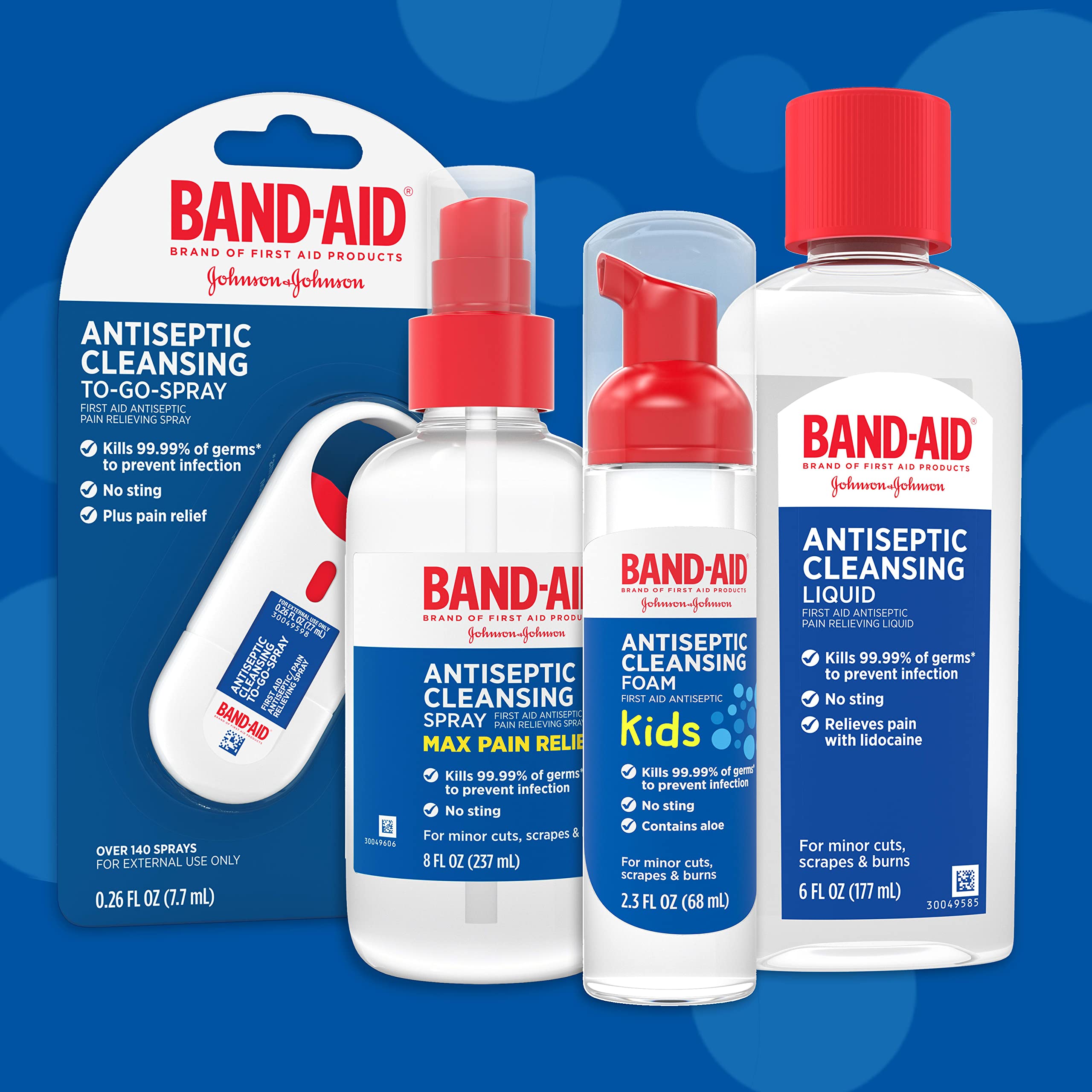 Mua Band-Aid Brand Pain Relieving Antiseptic Cleansing Spray, Pramoxine ...