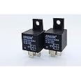 Amazon.com: (x2) PC792A-1C-C1-12S-DN-X-2 | 5 Pin Bosch Style SPDT 12 VDC Coil, 40/30 Amp ...