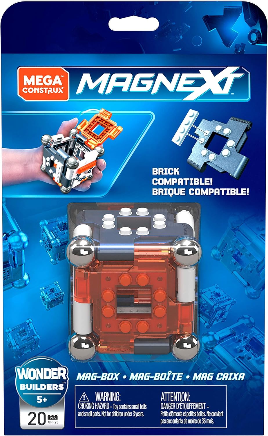 MEGA GFF23 Construx Magnext Mag-Box, Multicoloured: Amazon.co.uk: Toys ...