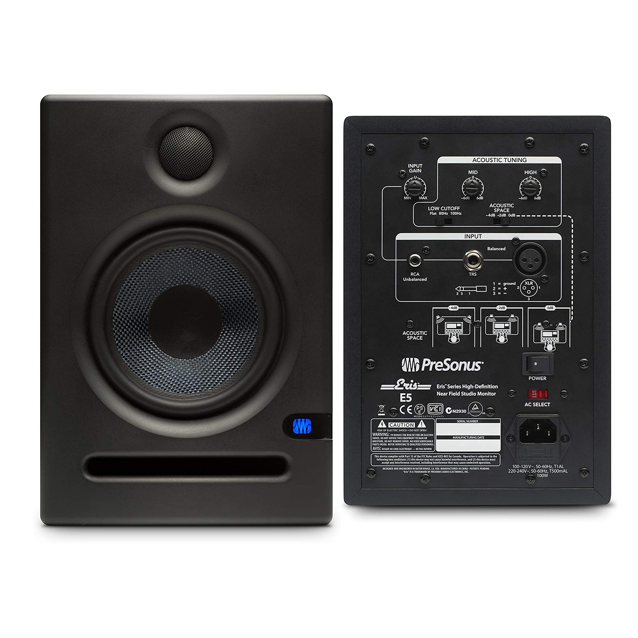 Mua Pair of PreSonus Eris E5 5 inch Powered Studio Monitor 5.25" with ...