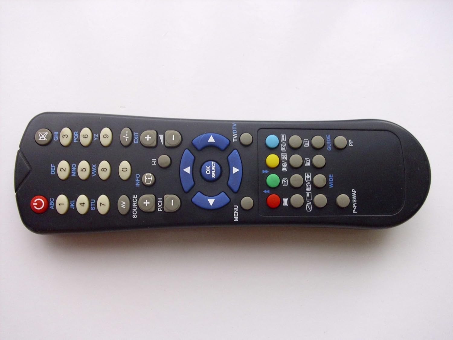 Acoustic Solutions 1055 TV Remote Control for: Amazon.co.uk: Electronics
