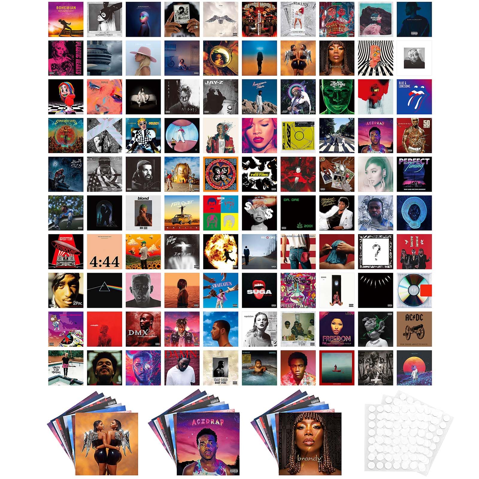 Mua LAPNOXX 100 Pcs Album Cover Posters, Album Covers Wall Collage Kit ...
