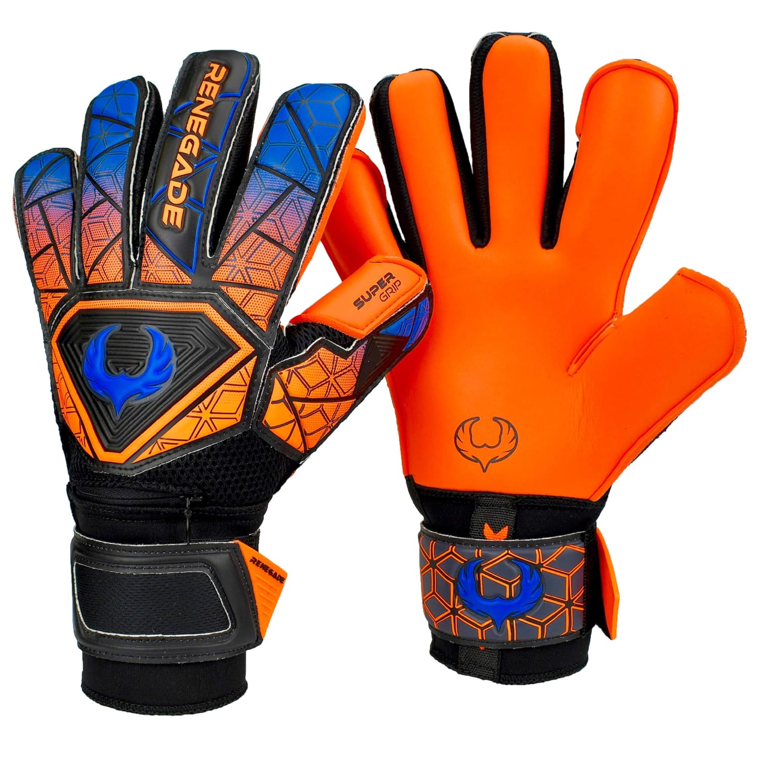 Renegade GK Vortex Goalie Gloves (Sizes 6-11, 4 Cuts, Lvl 3) - Amazing ...
