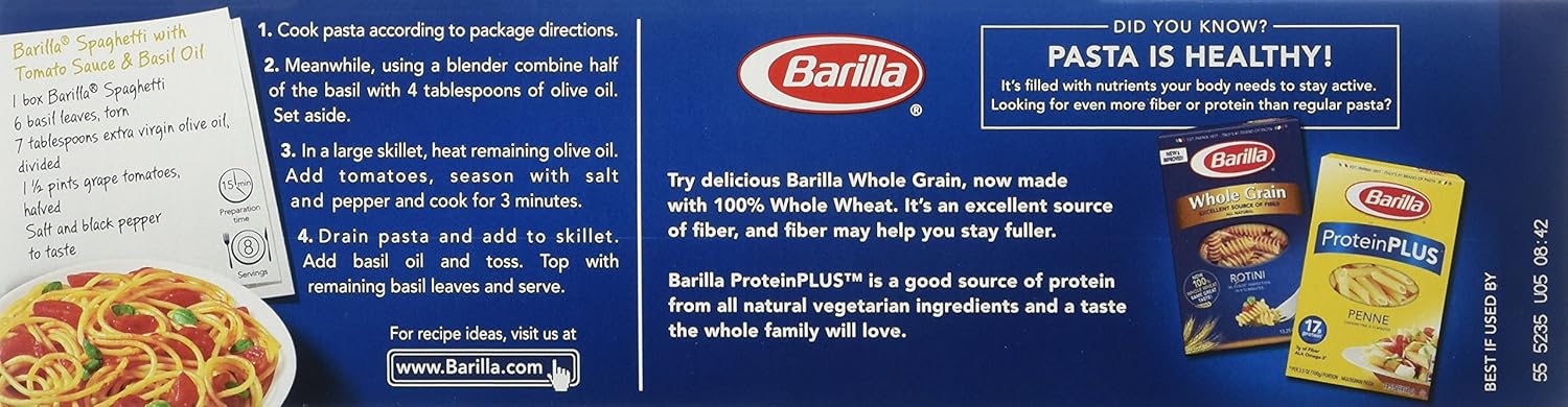 barilla spaghetti ingredients