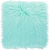 Amazon.com: WLLHYF 10 Inches Mini Square Faux Fur Rug， Small Fluffy ...