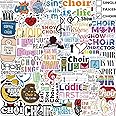 Amazon.com: 50PCS Choir Stickers,Water Bottles Laptop Car Decal ...