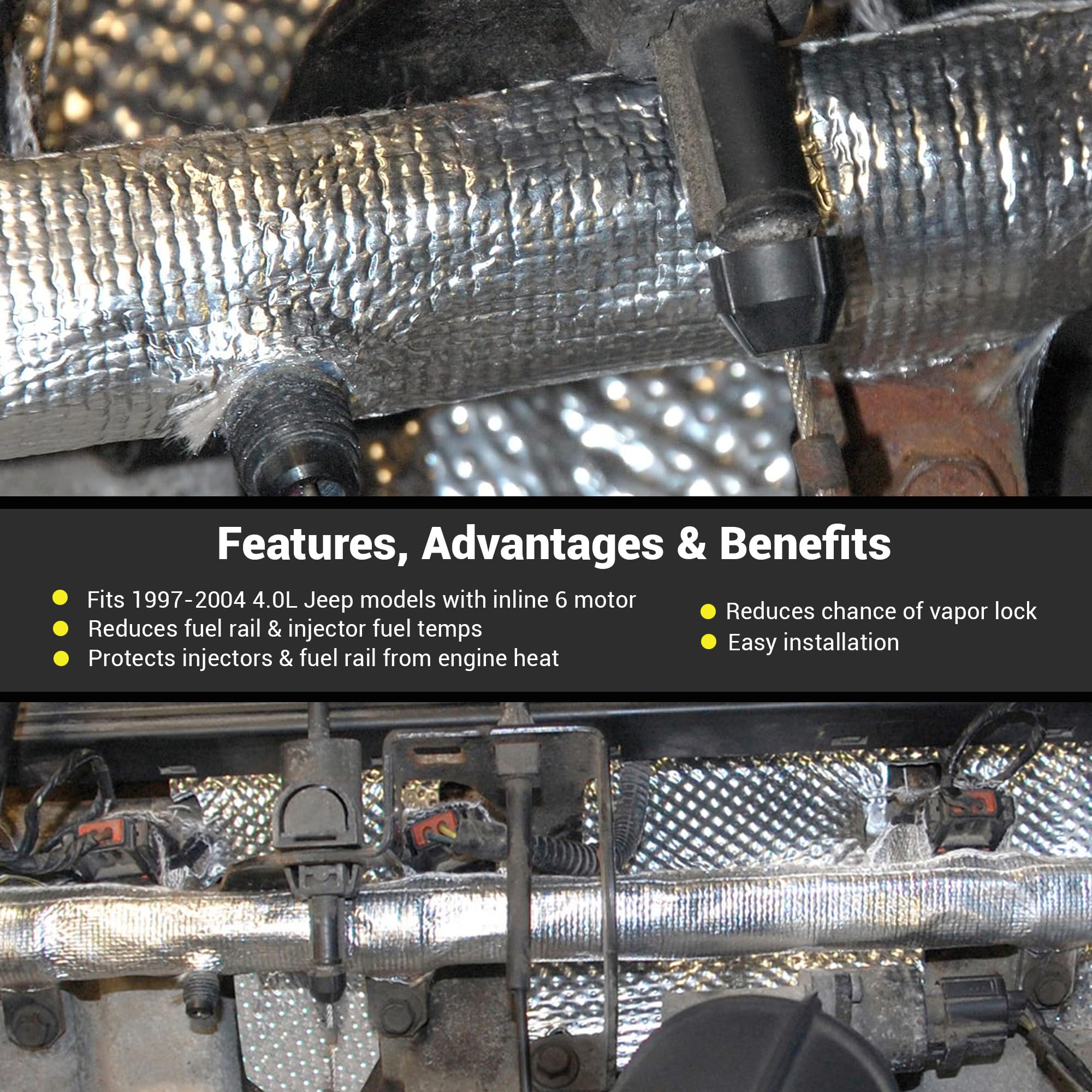 Jeep Fuel Rail & Injector Cover Kit at Kristina Hertz blog