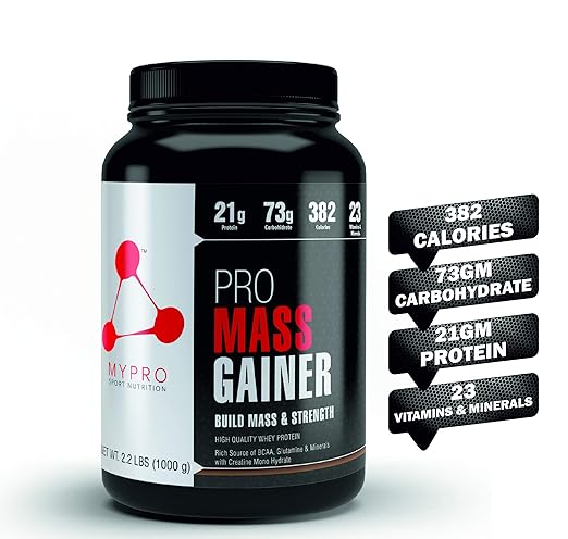 Buy Mypro Sport Nutrition High Protein Pro Mass Gainer Supplement ...