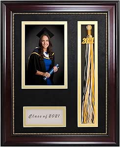 GraduationMall Class of 2021 Graduation Photo Shadow Box Frame with ...