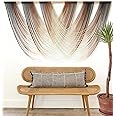 Amazon.com: Jakalin Macrame Wall Hanging Brown and White Dip Dyed Large Fiber Wall Art Boho Wall ...