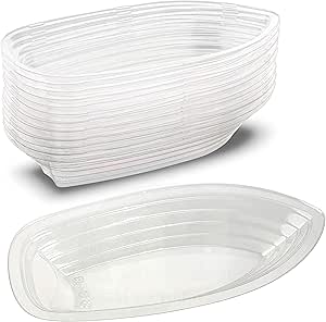 Amazon.com | MT Products 12 oz. Clear Plastic Disposable Banana Split ...