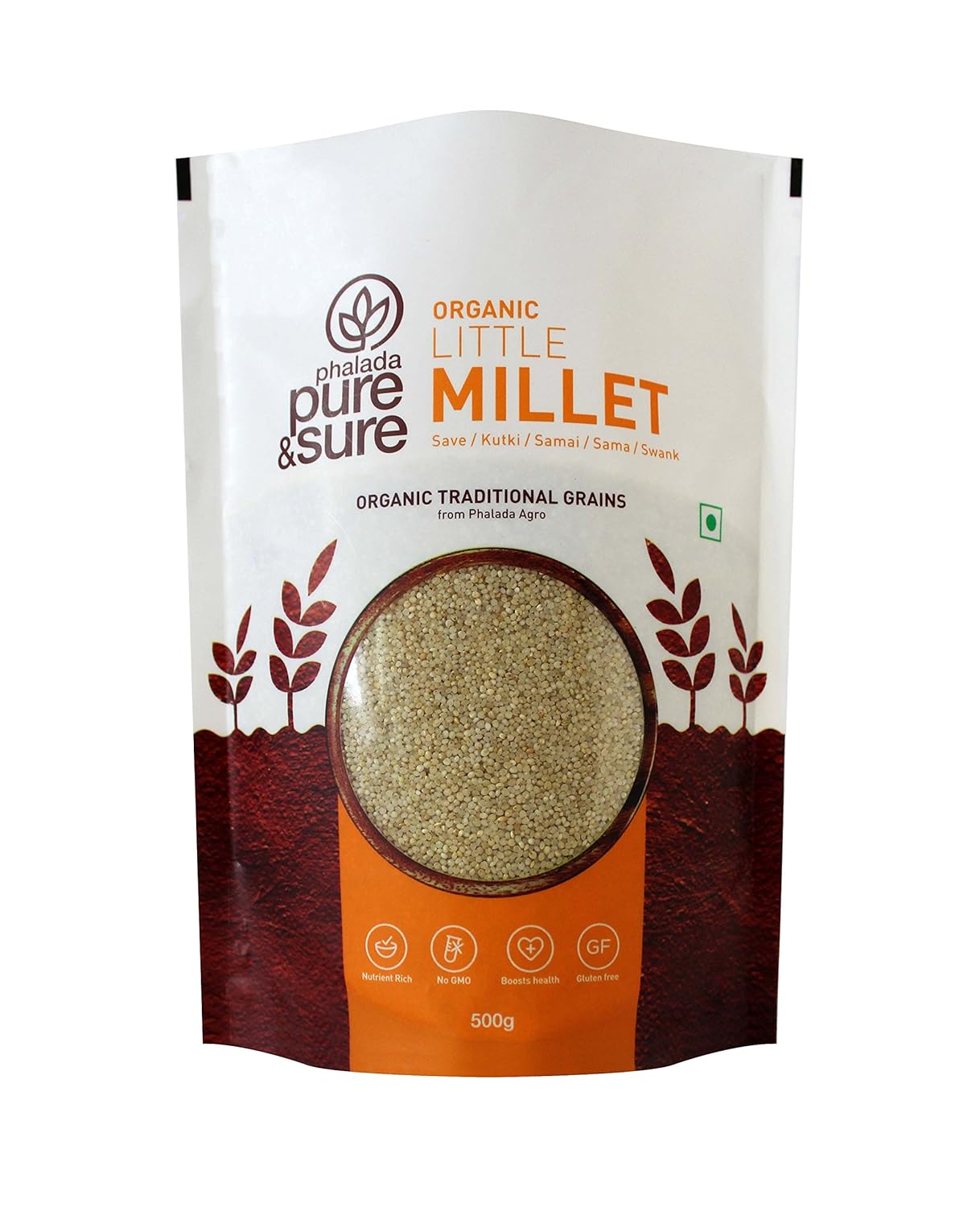 Pure & Sure Organic Little Millet, 500g: Amazon.in: Grocery & Gourmet Foods