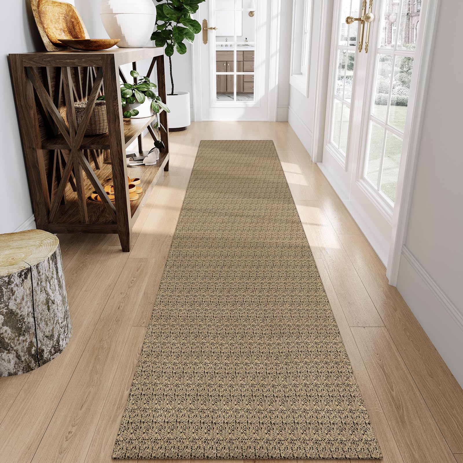 Collive Long Rug Runners for Hallways 10 ft, Washable Farmhouse ...