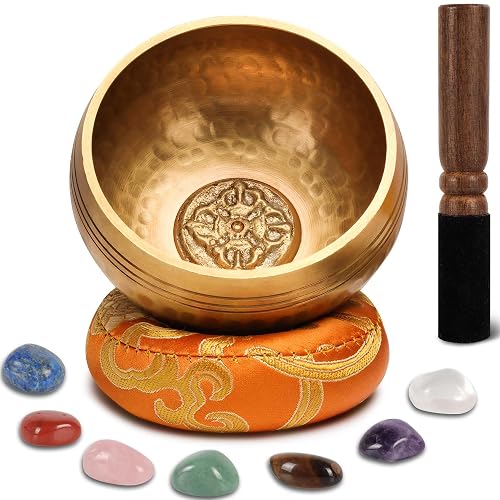 Singing Bowl For Meditation Yoga Tibetan Singing Bowl Meditation Set ...