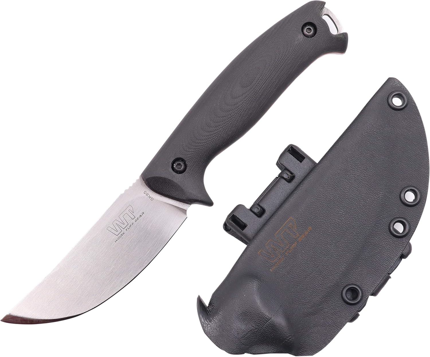 Work Tuff Gear Mini Tayal 4 inches Full Tang Fixed Blade field slicing ...