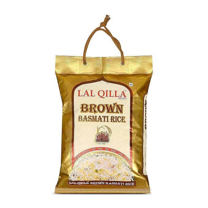 Lal Qilla Brown Basmati Rice 5 Kg - Gluten Free: Amazon.in: Grocery ...