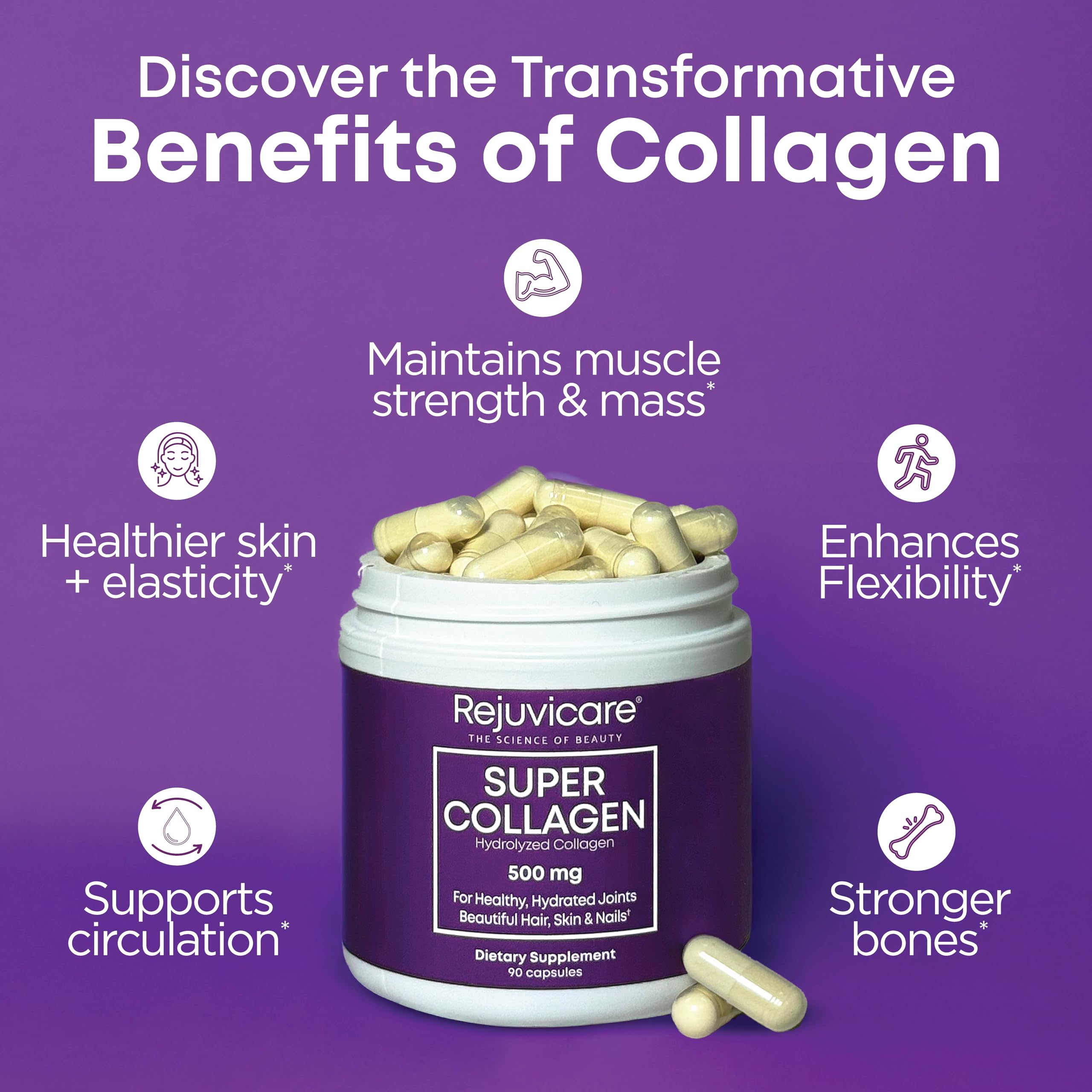 Mua Super Collagen Capsules for Beauty, Healthy Joints, Hair, Skin ...