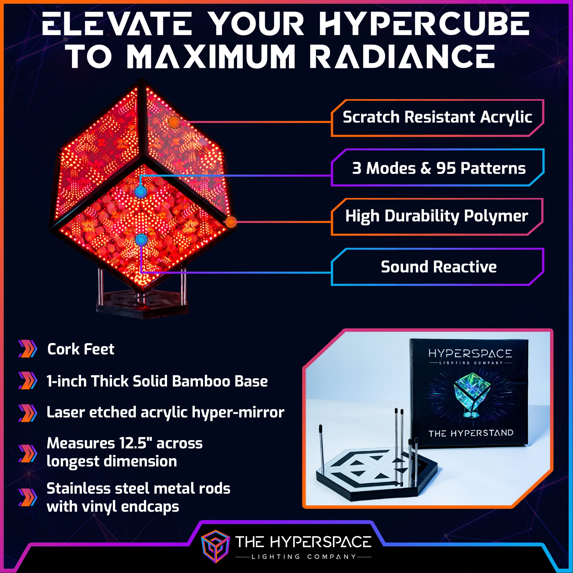 Mua The Hyperspace Lighting Company HyperCube Infinity Cube LED Light ...