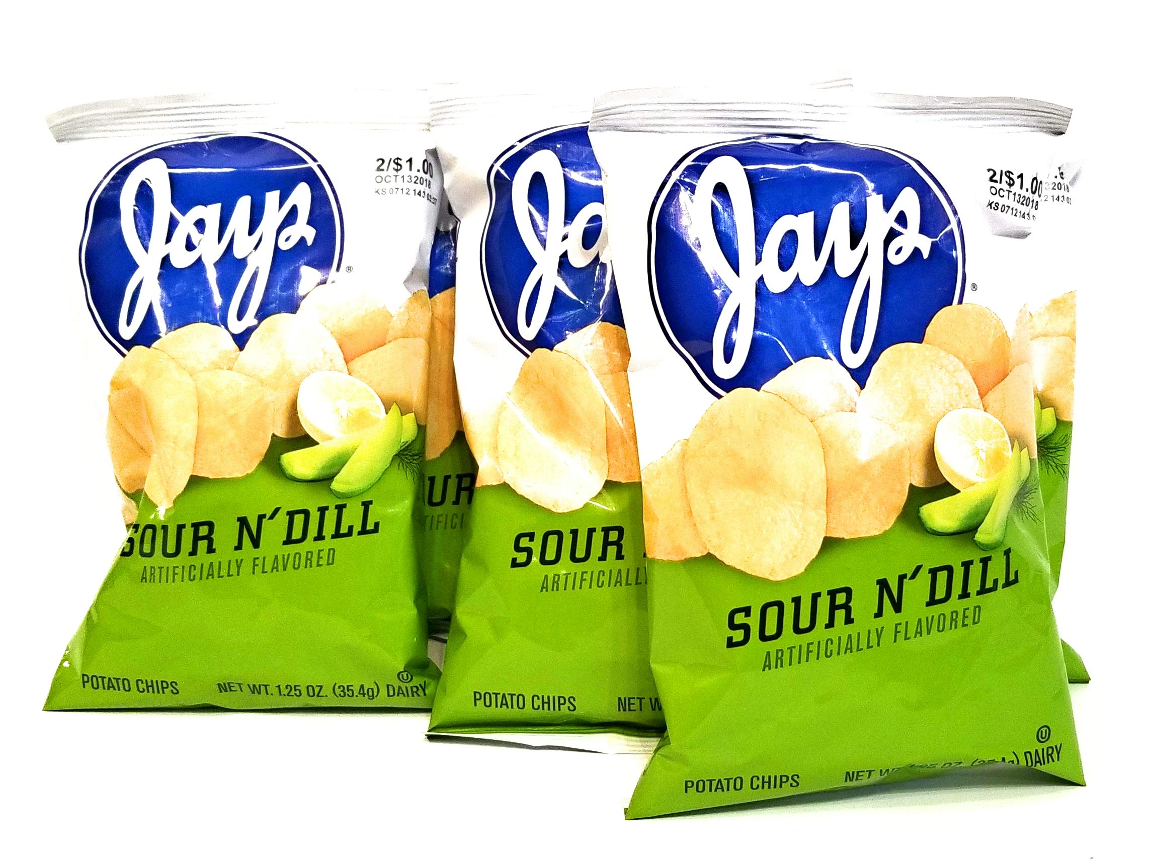 Amazon.com: JAY'S KRUNCHERS Jalapeno Potato Chips A Chicago Original 5 ...