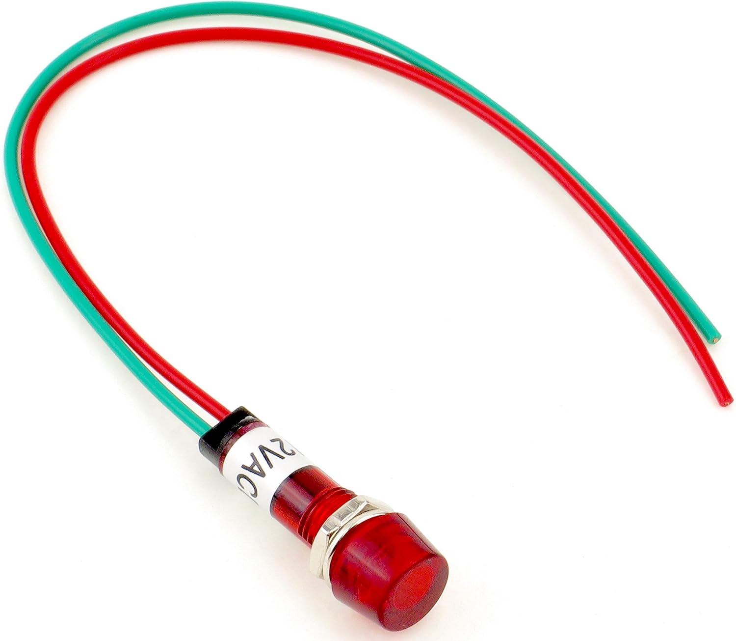 Pack of 10 YuCo YC-9WRT-1R-12-10 RED 9MM LED Indicator Miniature Pilot ...