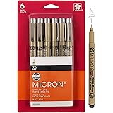 Amazon.com: SAKURA Pigma Micron Fineliner Pens - Archival Black and Colored Ink Pens - Pens for ...