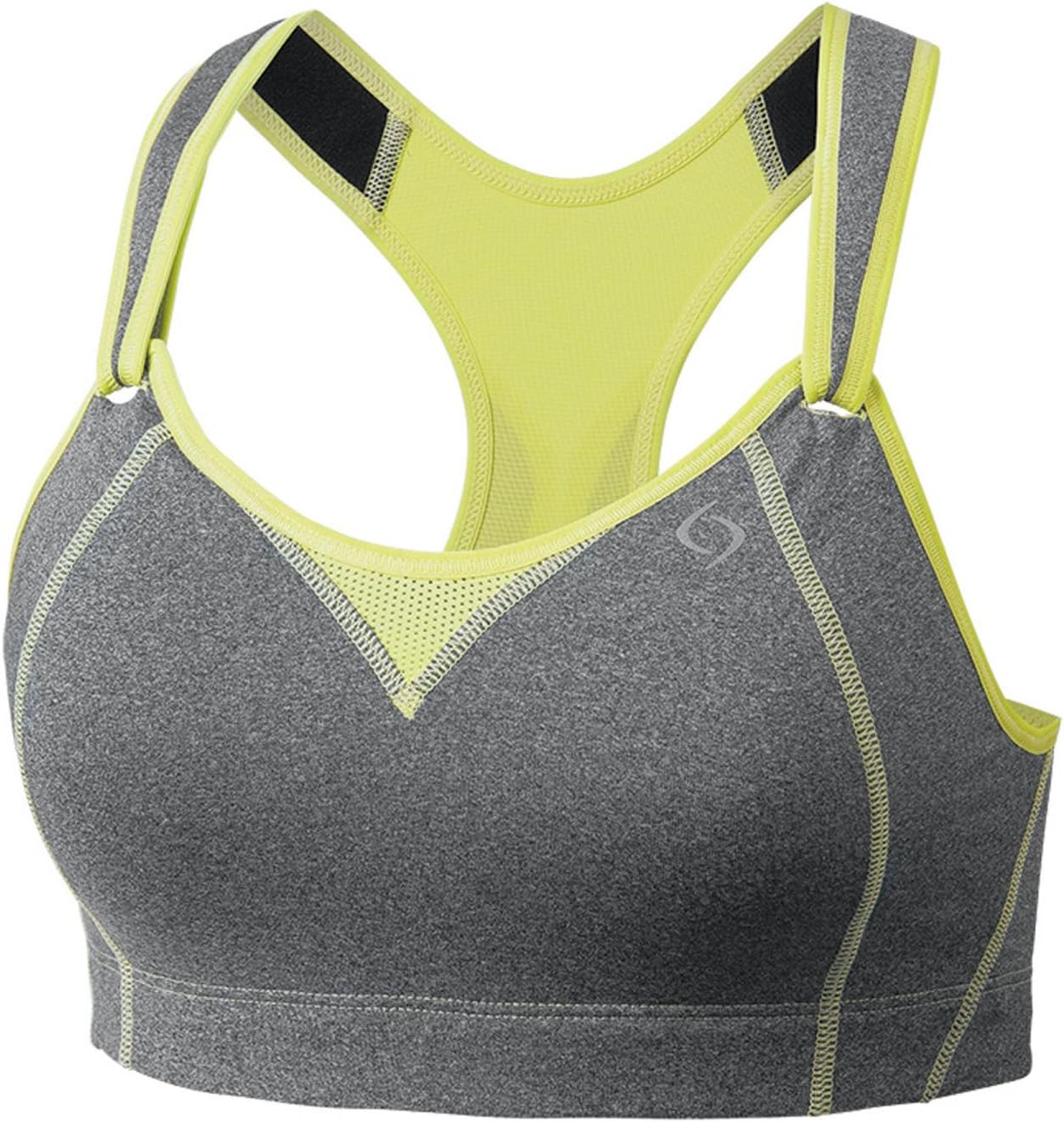 Amazon.com: Moving Comfort Rebound Racer Sports Bra - Women's Charcoal ...