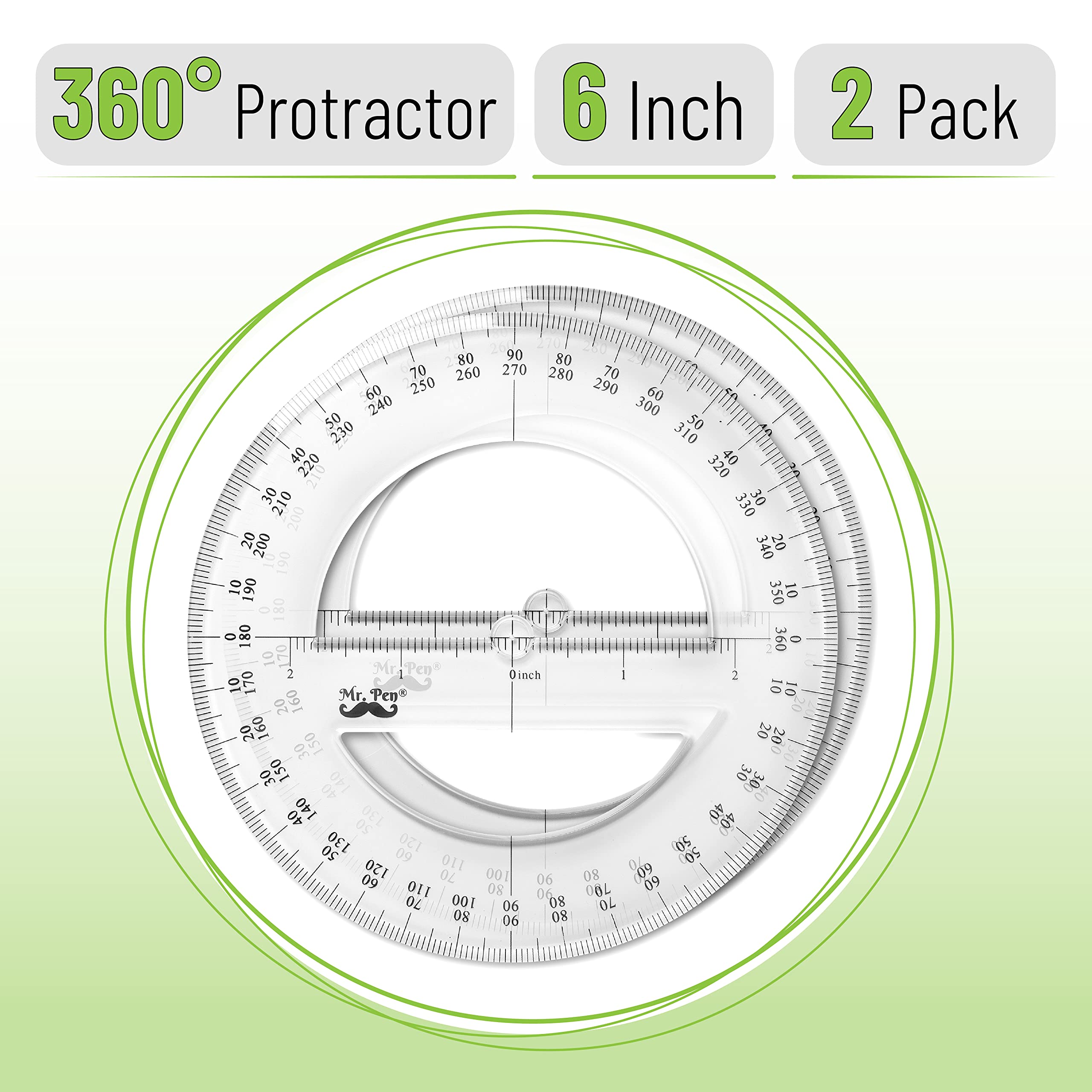 Mua Mr. Pen- Protractor, Pack of 2, 2Inch, Protactor 360 Degree ...