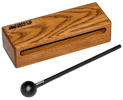 Timber Drum Co. Woodblock Percussion Musical Instrument, 7" — MADE IN U ...