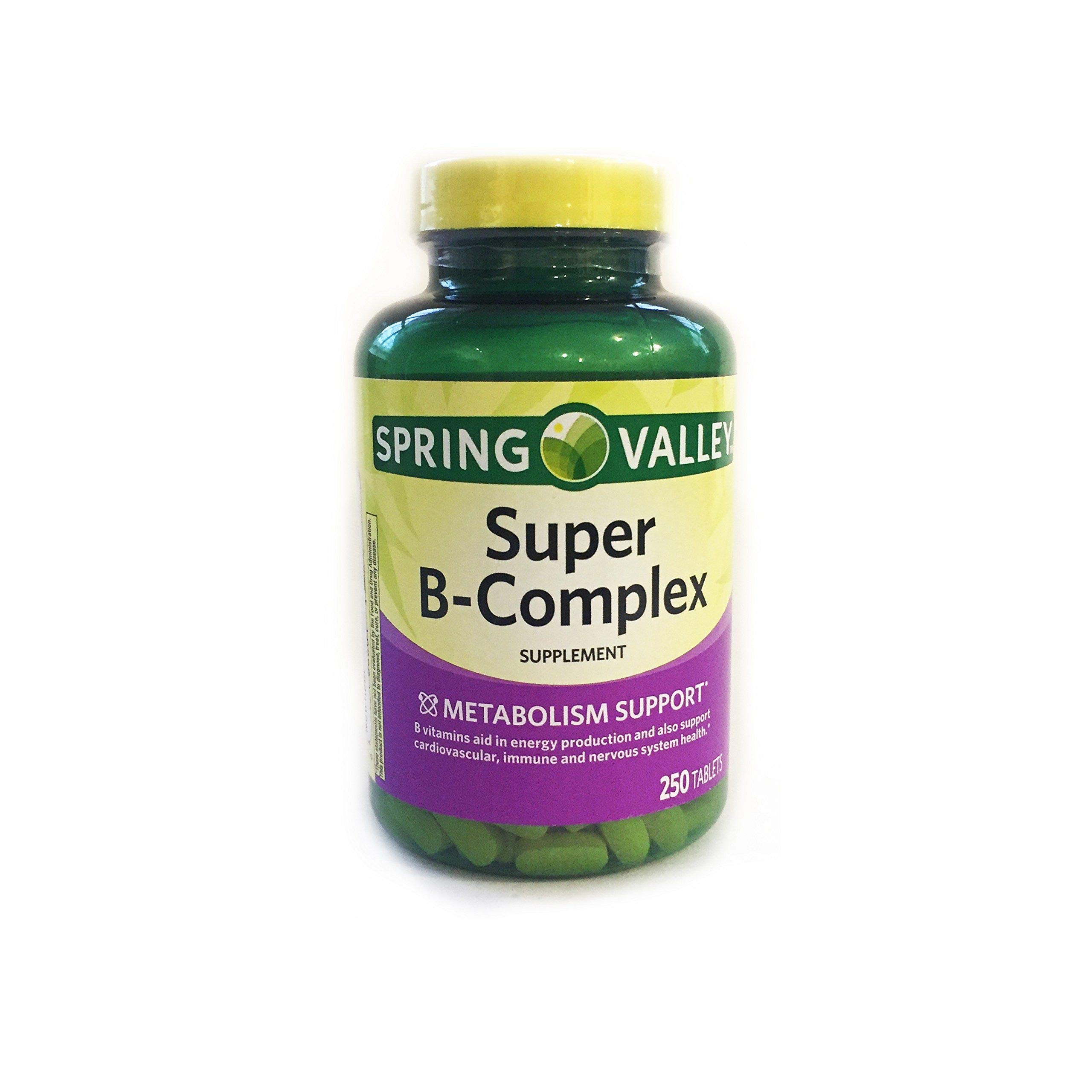 Mua Spring Valley Super B-Complex, Metabolism Support, 250 Tablets trên ...