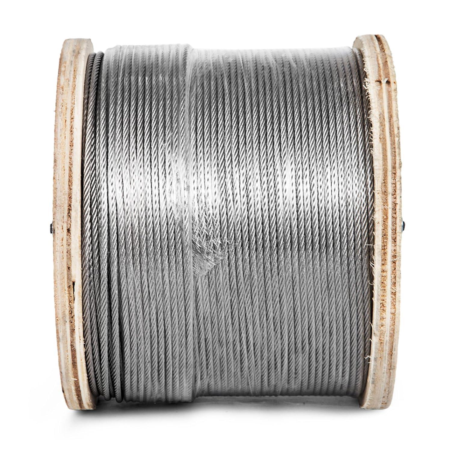 LOVSHARE 1/4 Inch Wire Rope Cable 500FT Reel 304 Stainless Steel Cable ...