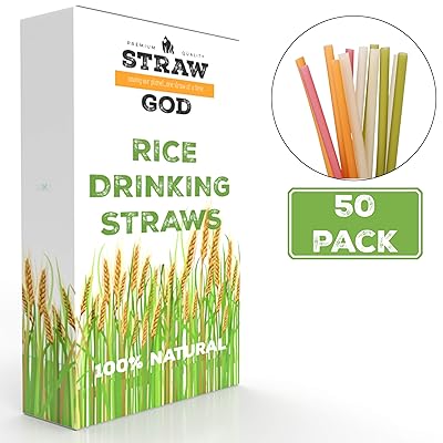 Compostable Rice Drinking Straws - 100% Morocco | Ubuy
